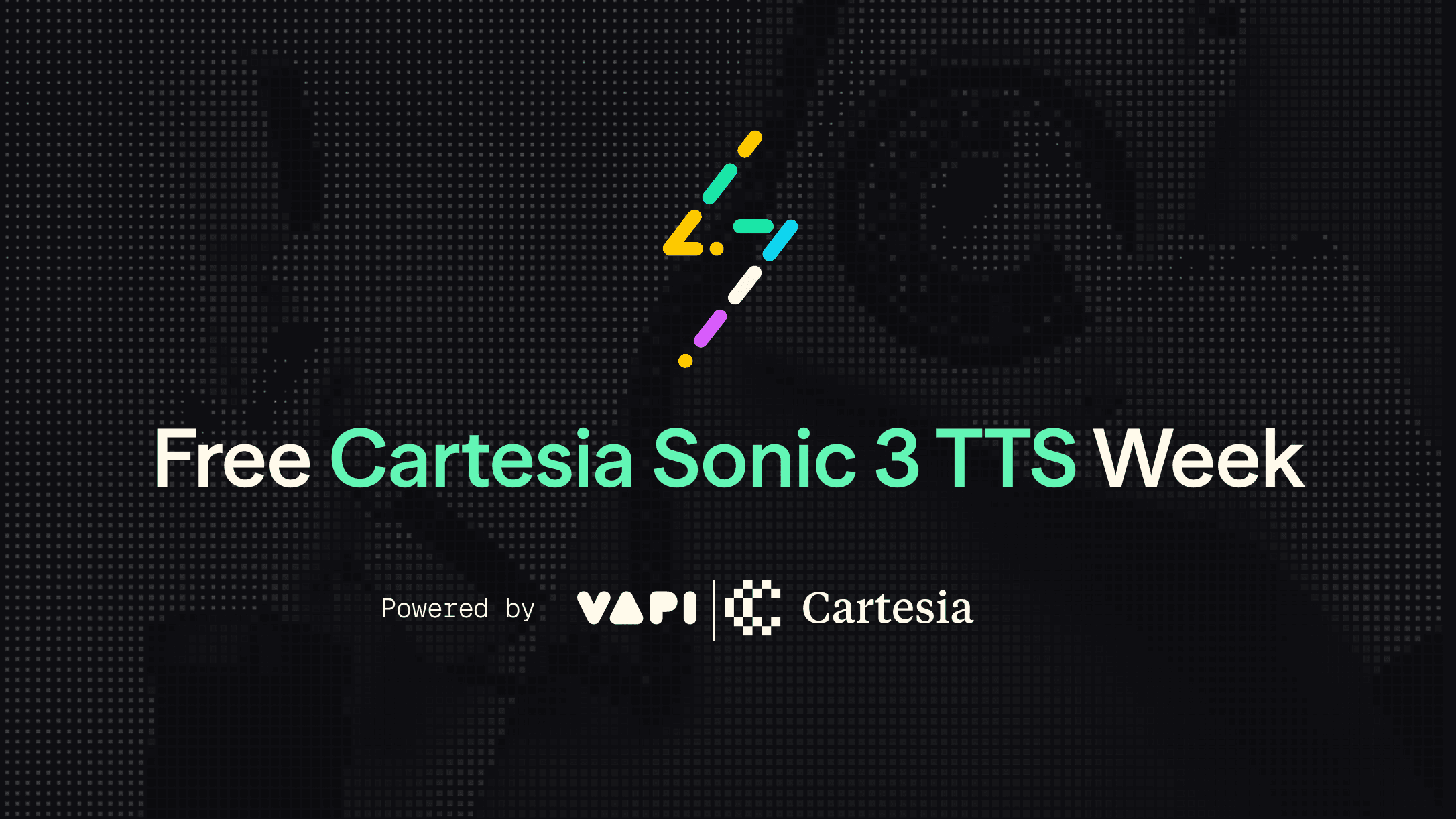 Build Using Free Cartesia Sonic 3 TTS All Week on Vapi - Vapi AI Blog